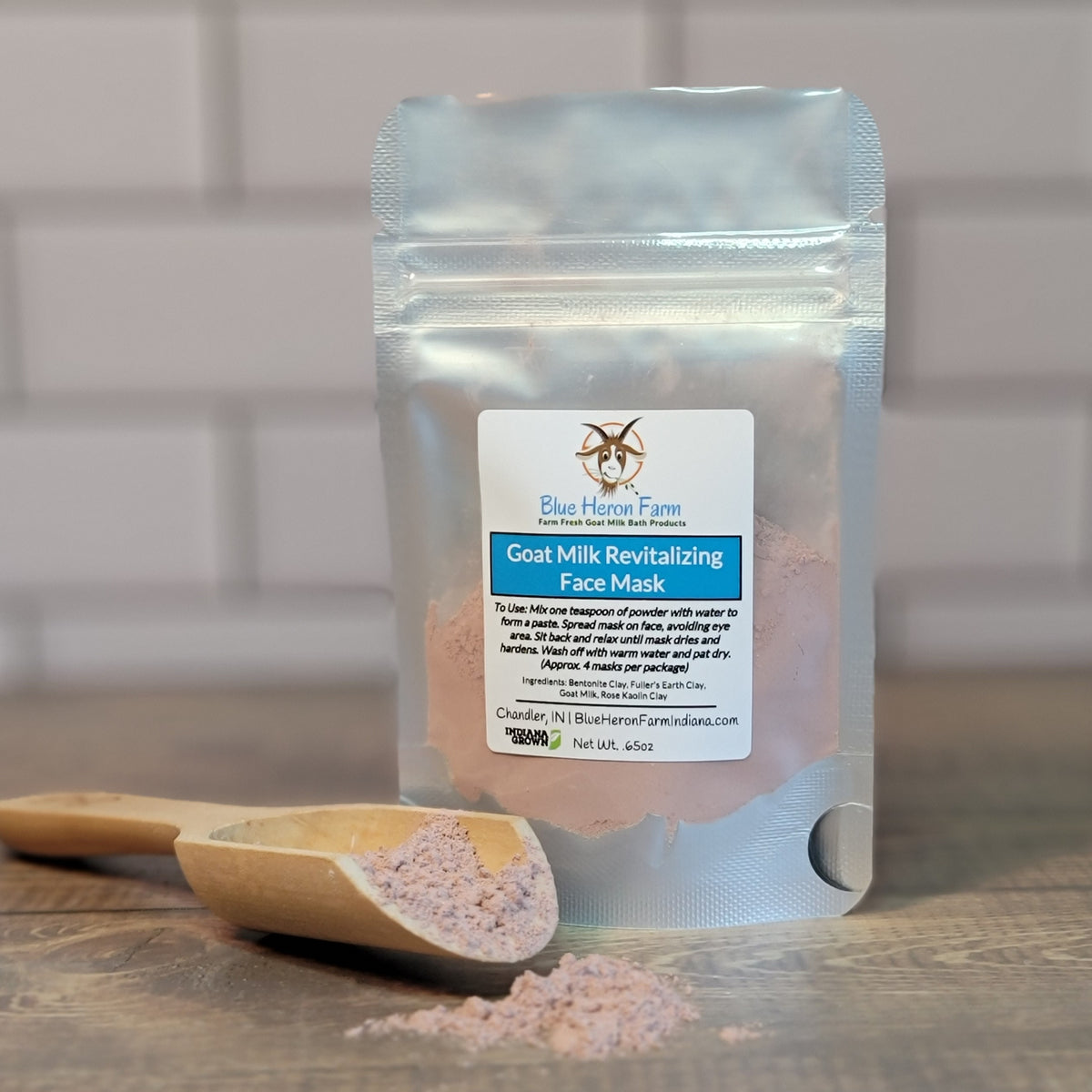 Goat Milk Revitalizing Face Mask – Blue Heron Farm Indiana